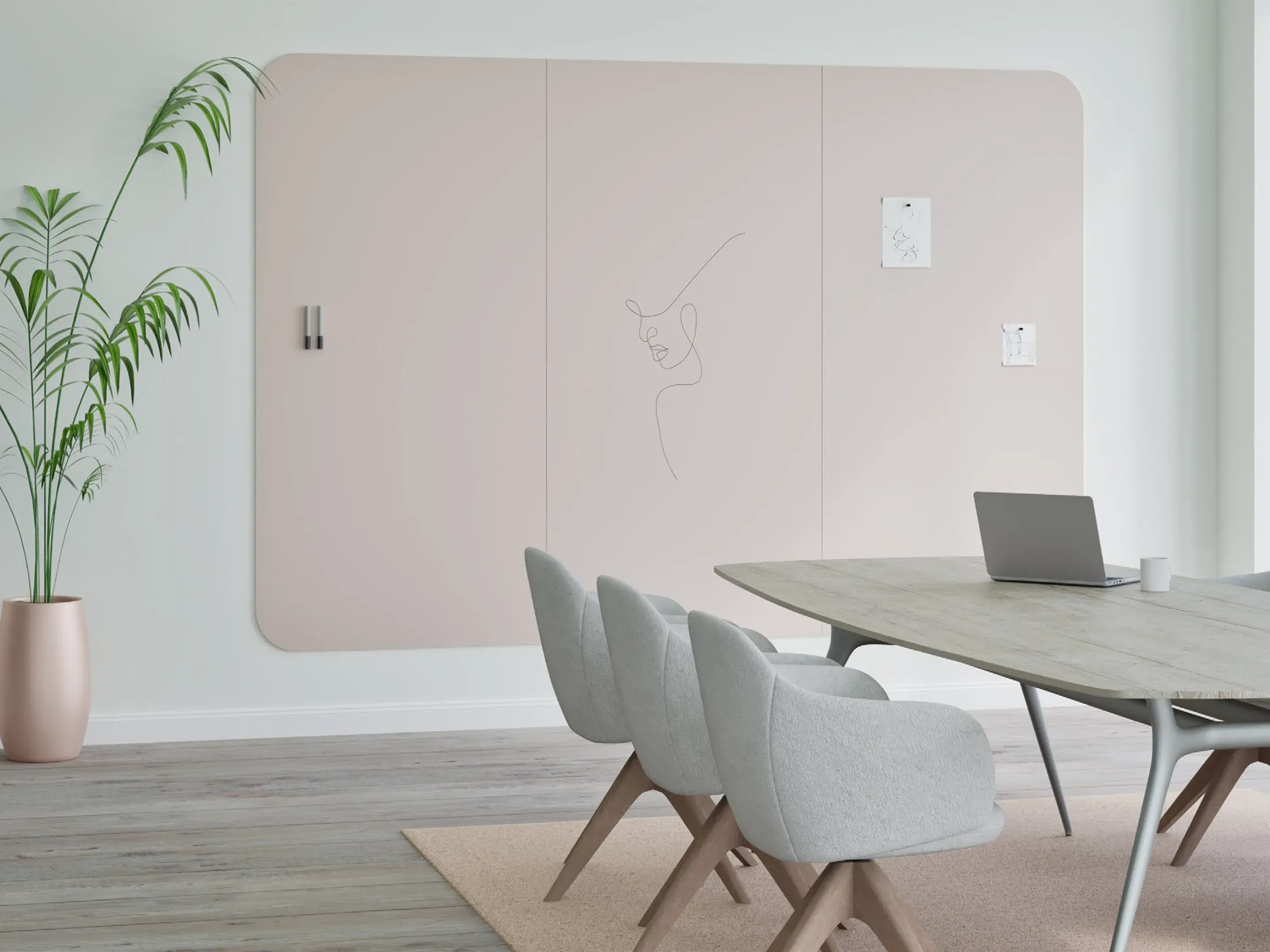 OOFF | Chameleon Curve Wall Whiteboard
